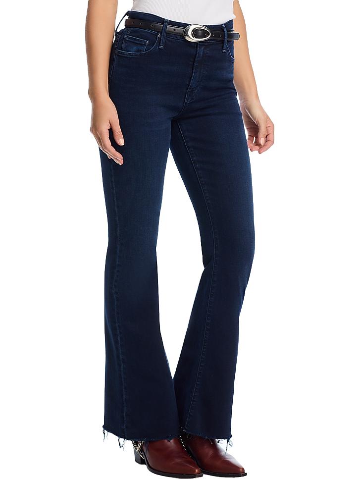 MOTHER MOTHER The Lil Weekender High-Rise Flare Jeans